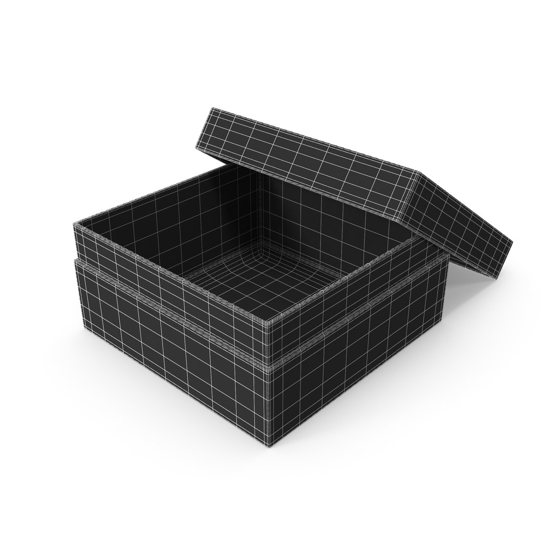 3D Gold Box Opened model - TurboSquid 1844048