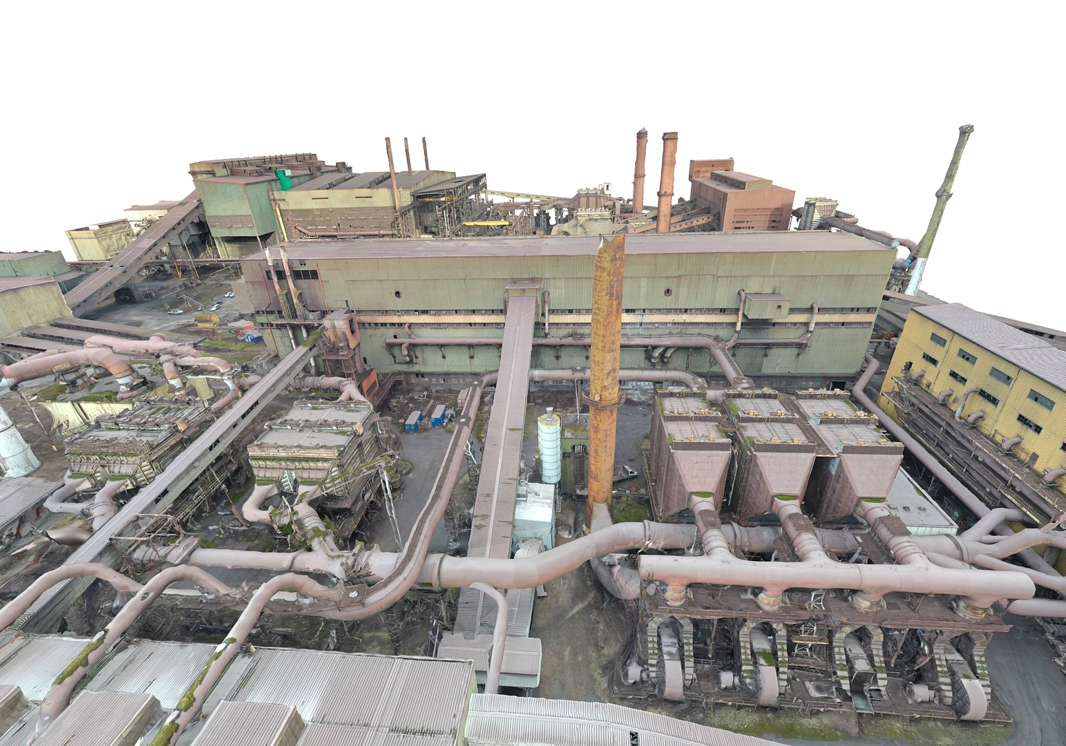 Gigantic Power Plant Mega Factory 3D Model - TurboSquid 2369222