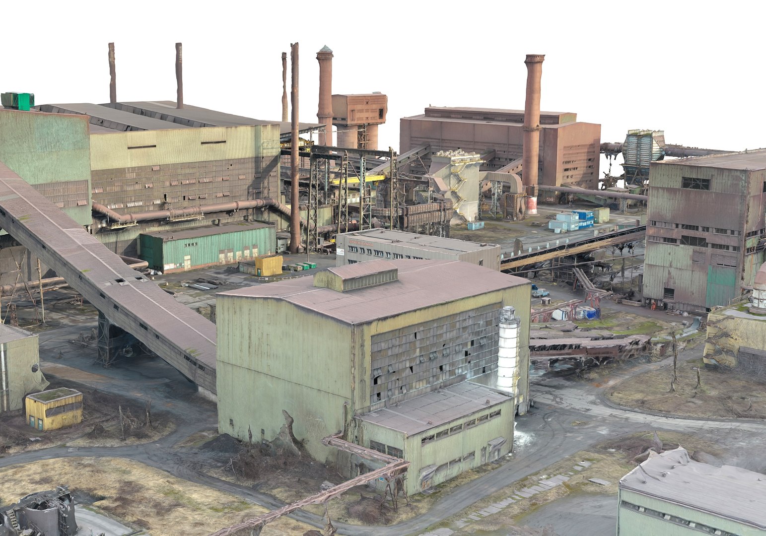 Gigantic Power Plant Mega Factory 3D Model - TurboSquid 2369222