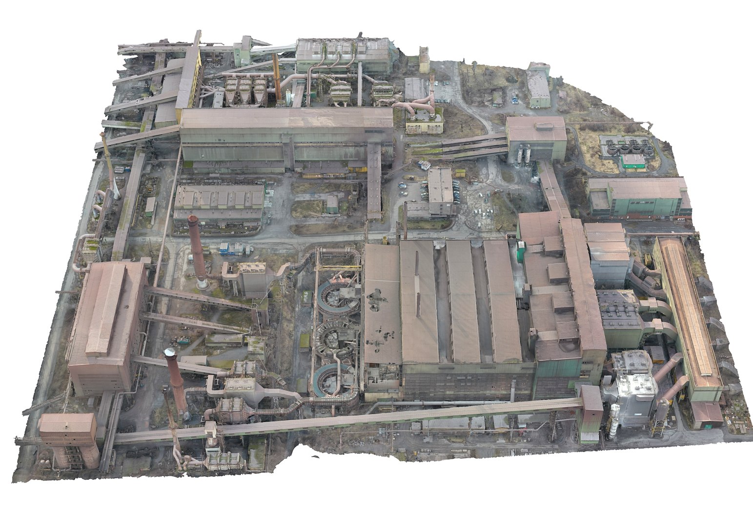 Gigantic Power Plant Mega Factory 3D Model - TurboSquid 2369222