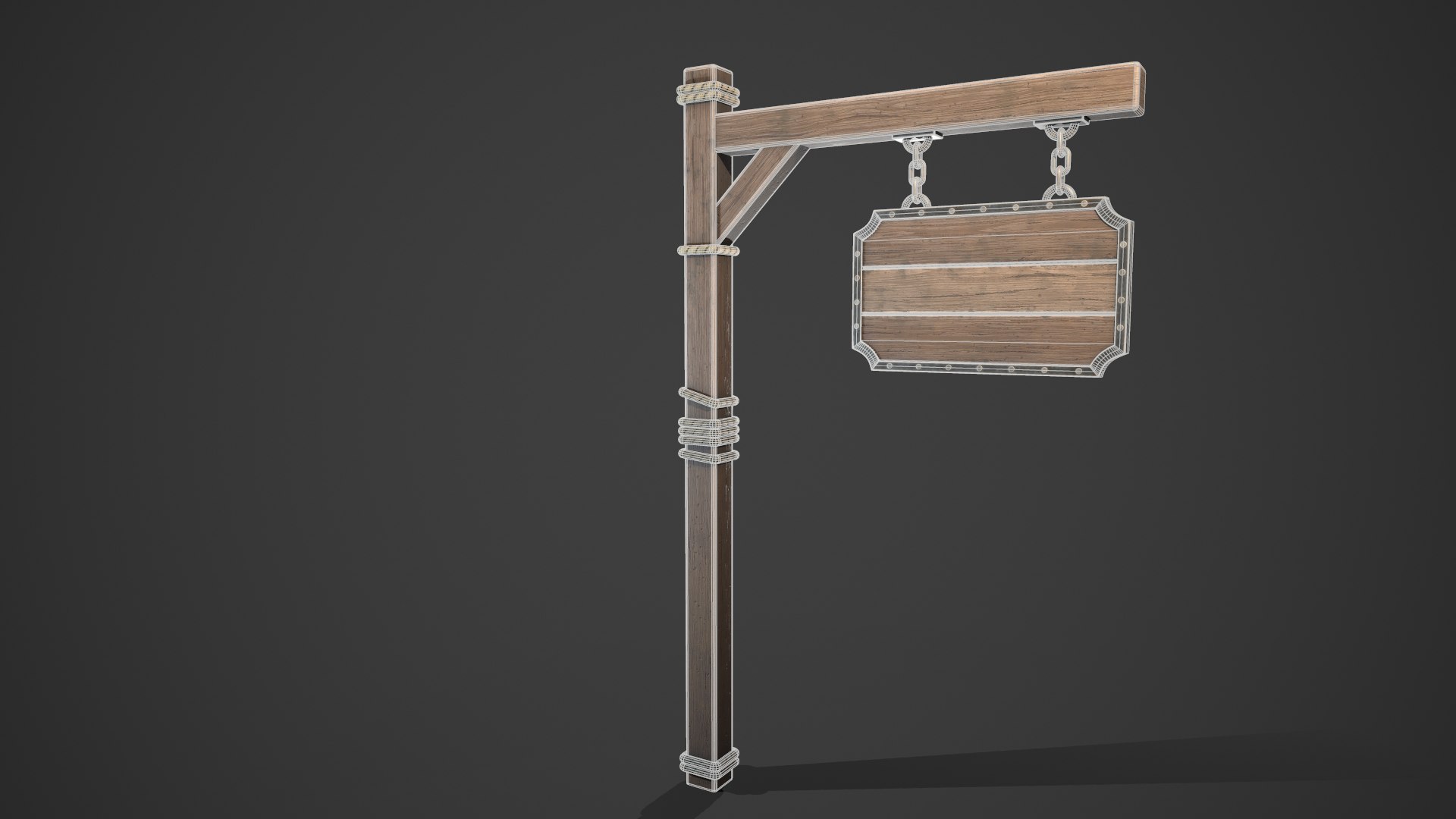 3D Signboard Model - TurboSquid 2011677