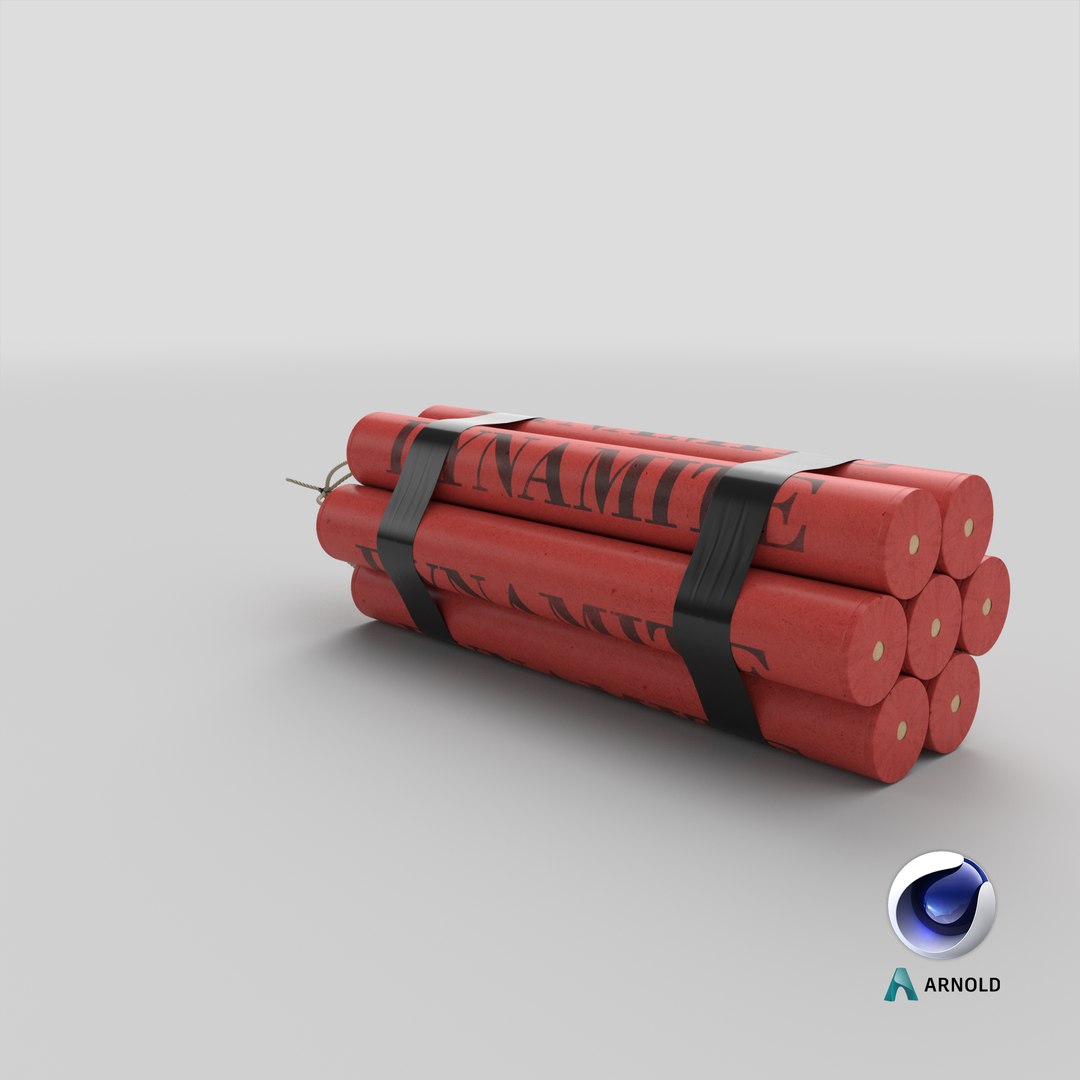 Dynamite Pack Model - TurboSquid 2102936
