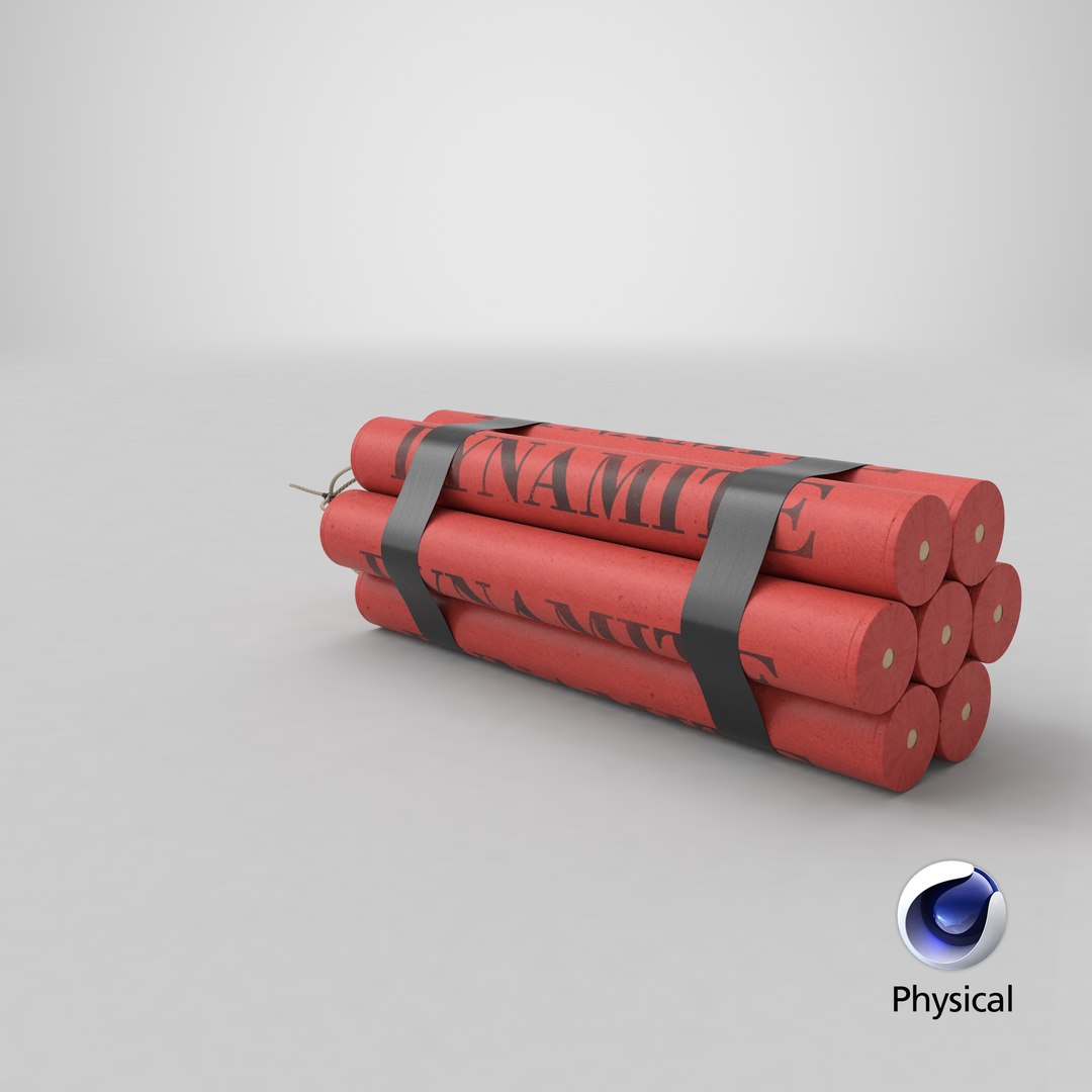 Dynamite Pack Model - TurboSquid 2102936
