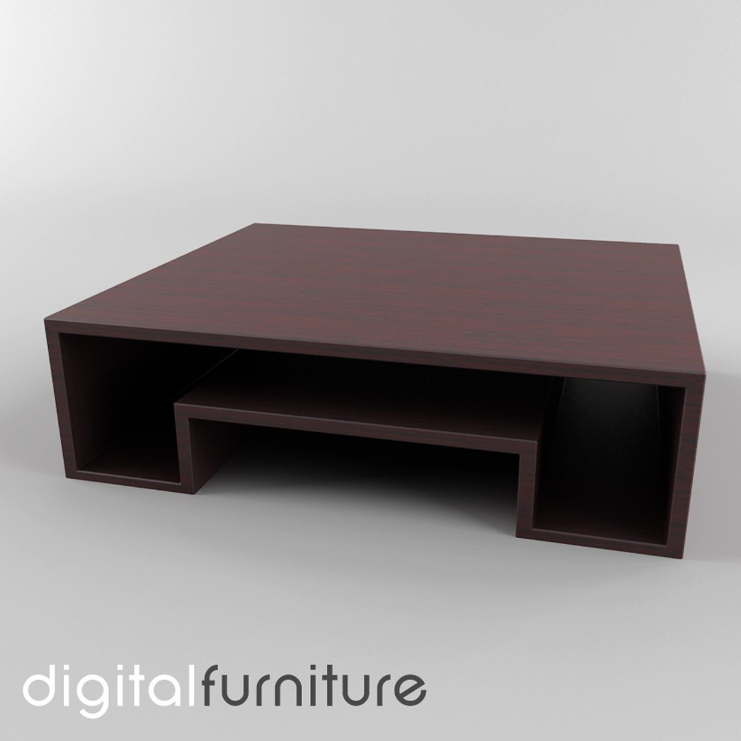 3d coffee table model