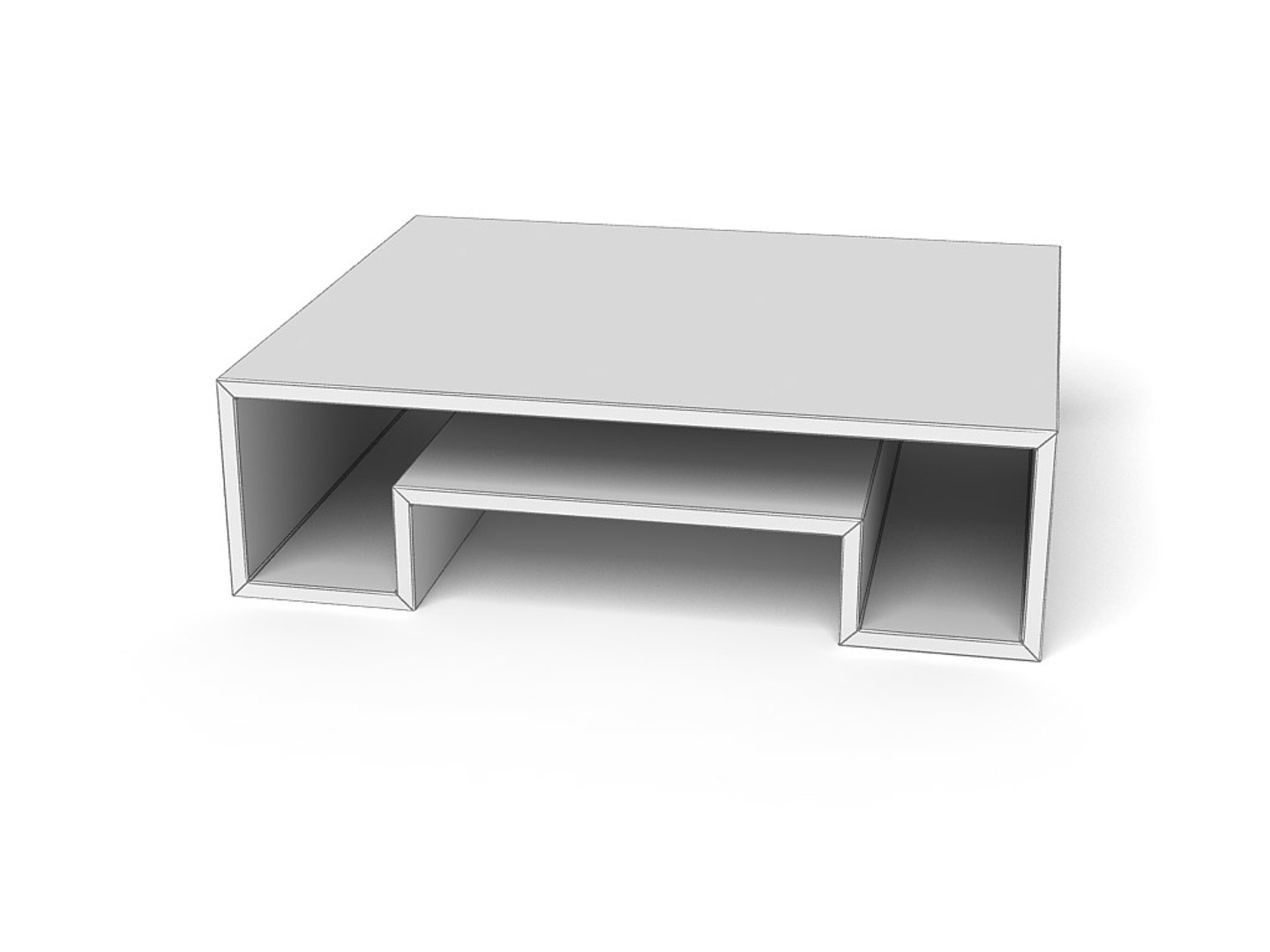3d coffee table model