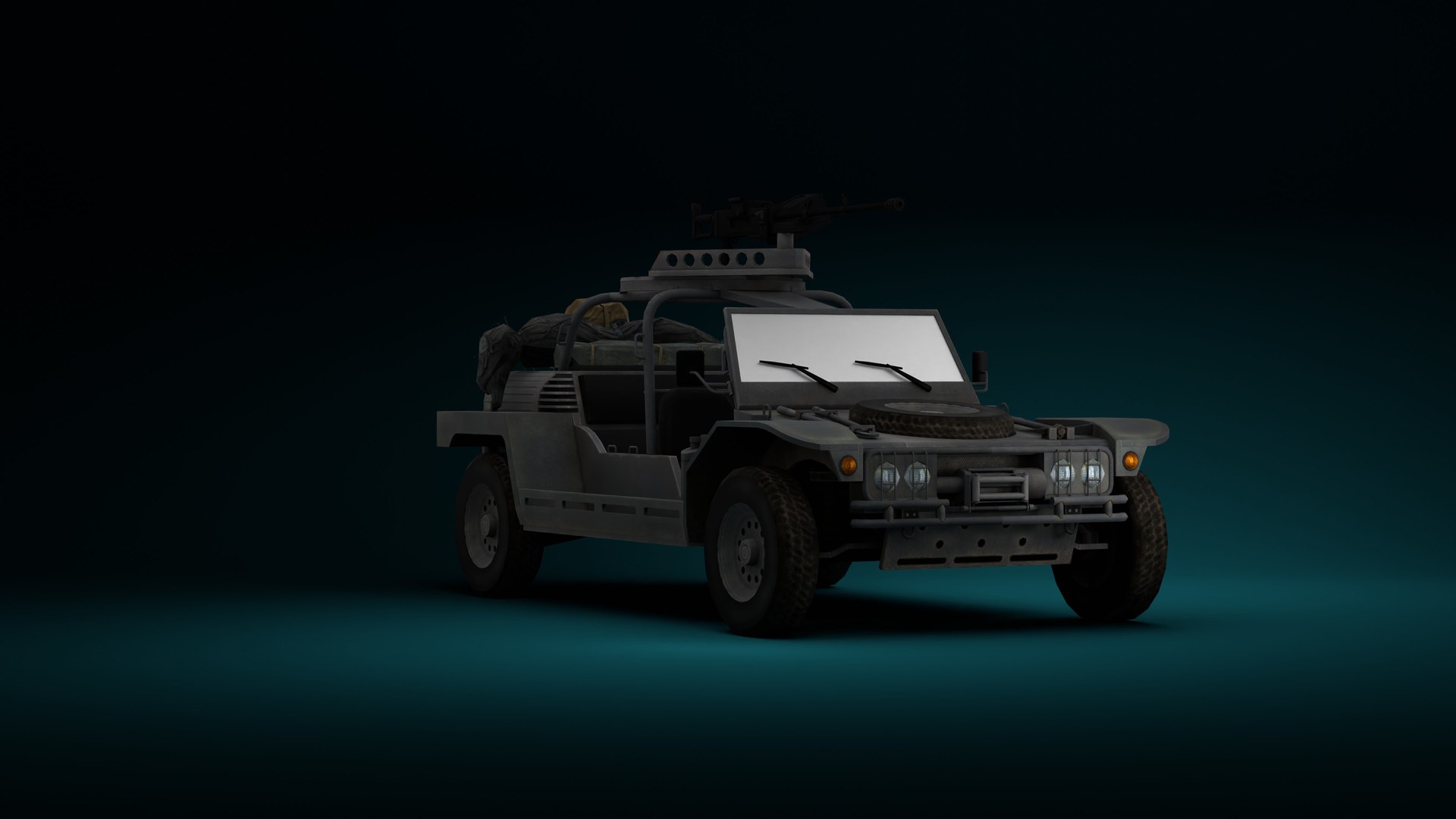 快速攻击车3D模型 - TurboSquid 2033915