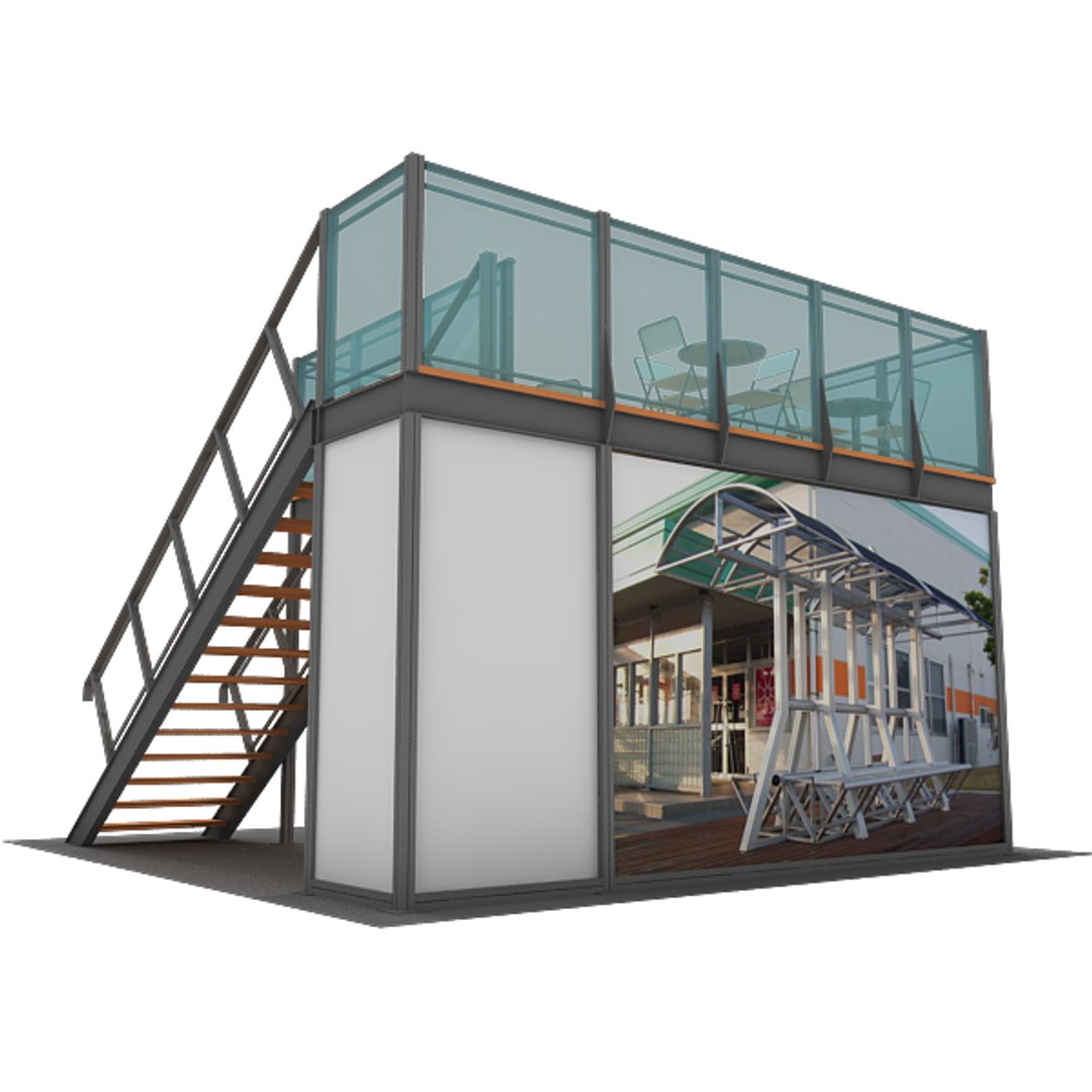 3d Model Structure Maxima Double Deck