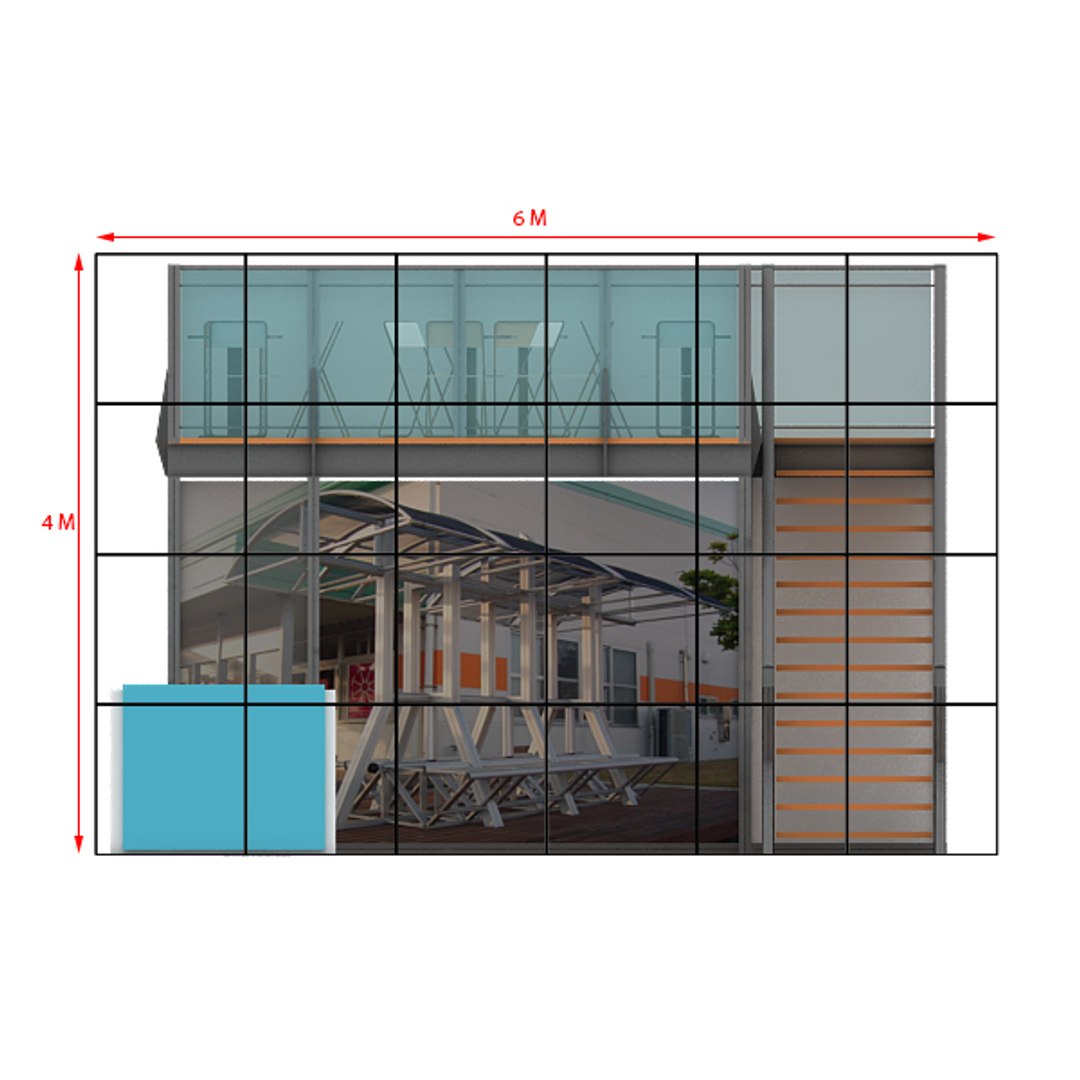 3d Model Structure Maxima Double Deck