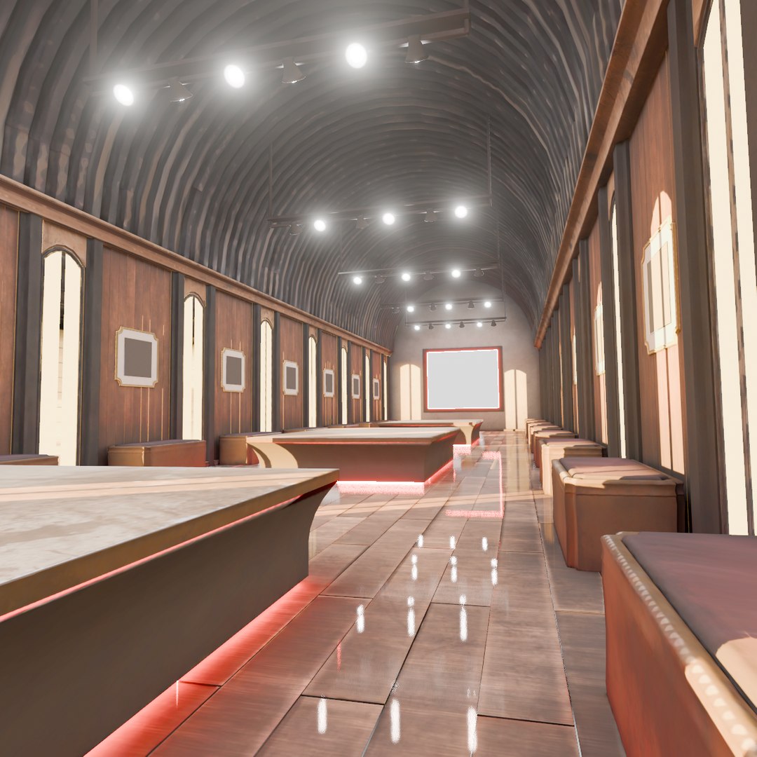 3D VR Gallery For Product Showcase - TurboSquid 2154453