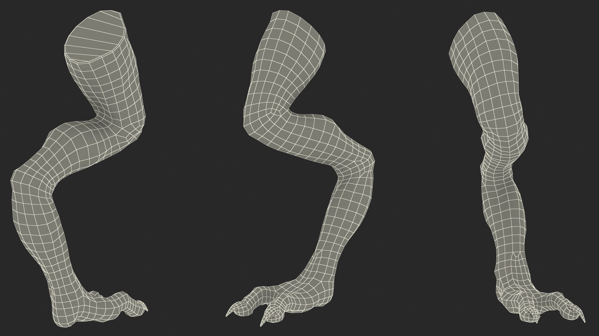 Monster creature leg science 3D - TurboSquid 1700694