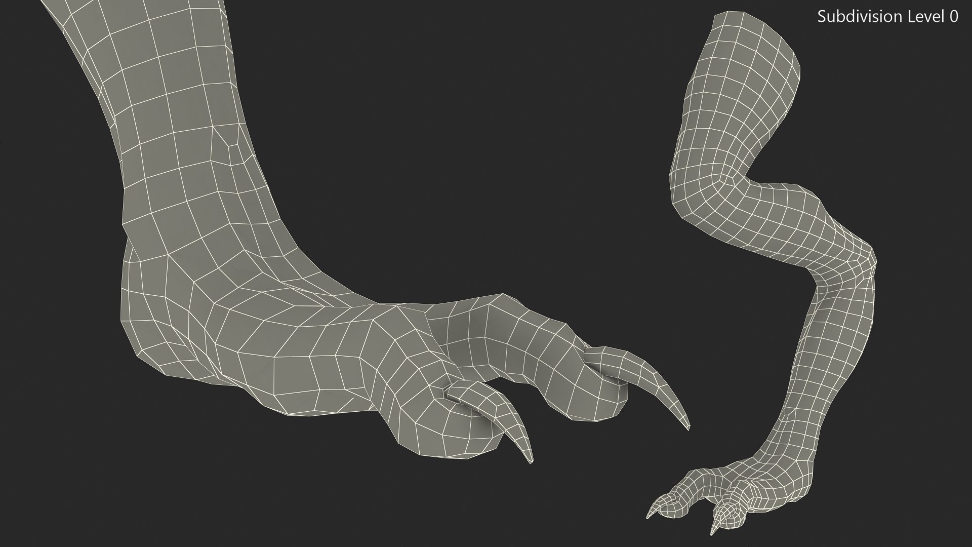 Monster creature leg science 3D - TurboSquid 1700694