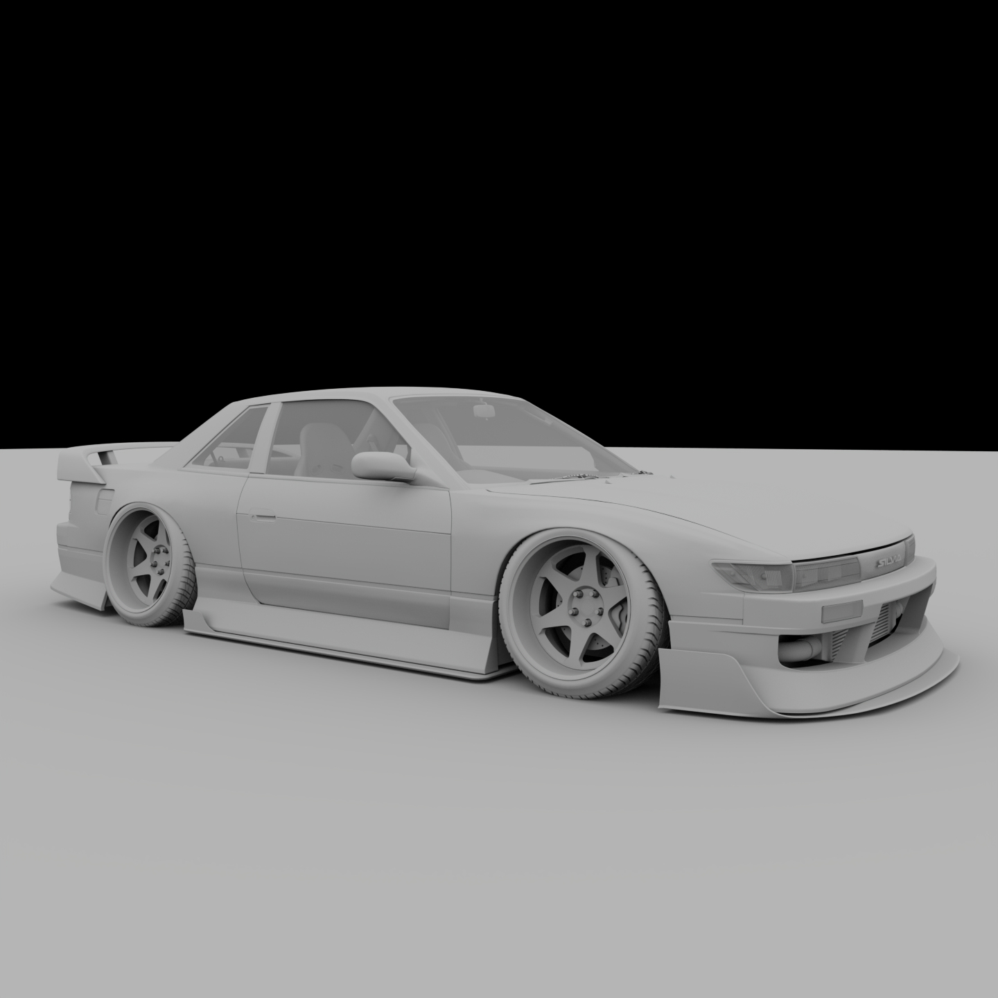 Nissan s13 180sx 3D model - TurboSquid 1701754