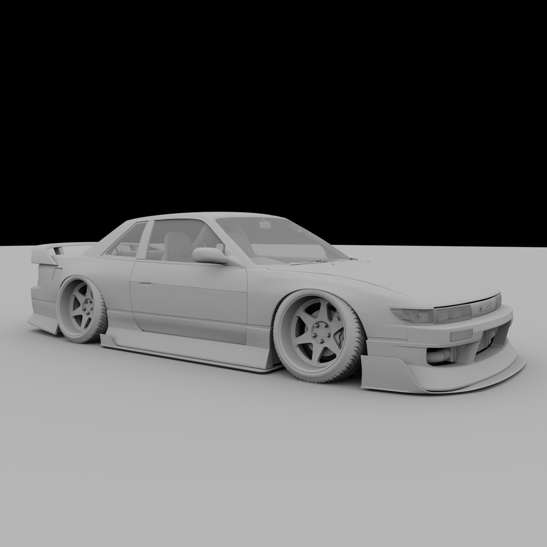 Nissan S13 180sx 3D Model - TurboSquid 1701754
