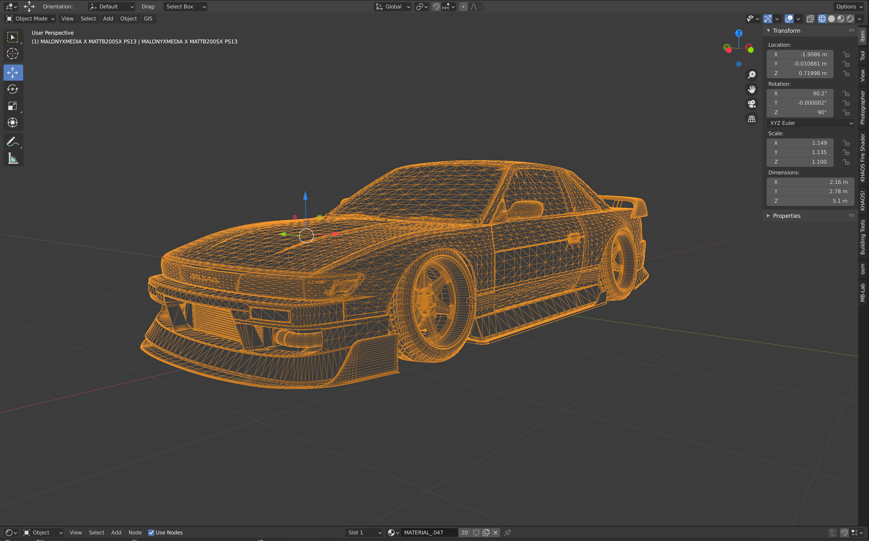 Nissan s13 180sx 3D model - TurboSquid 1701754