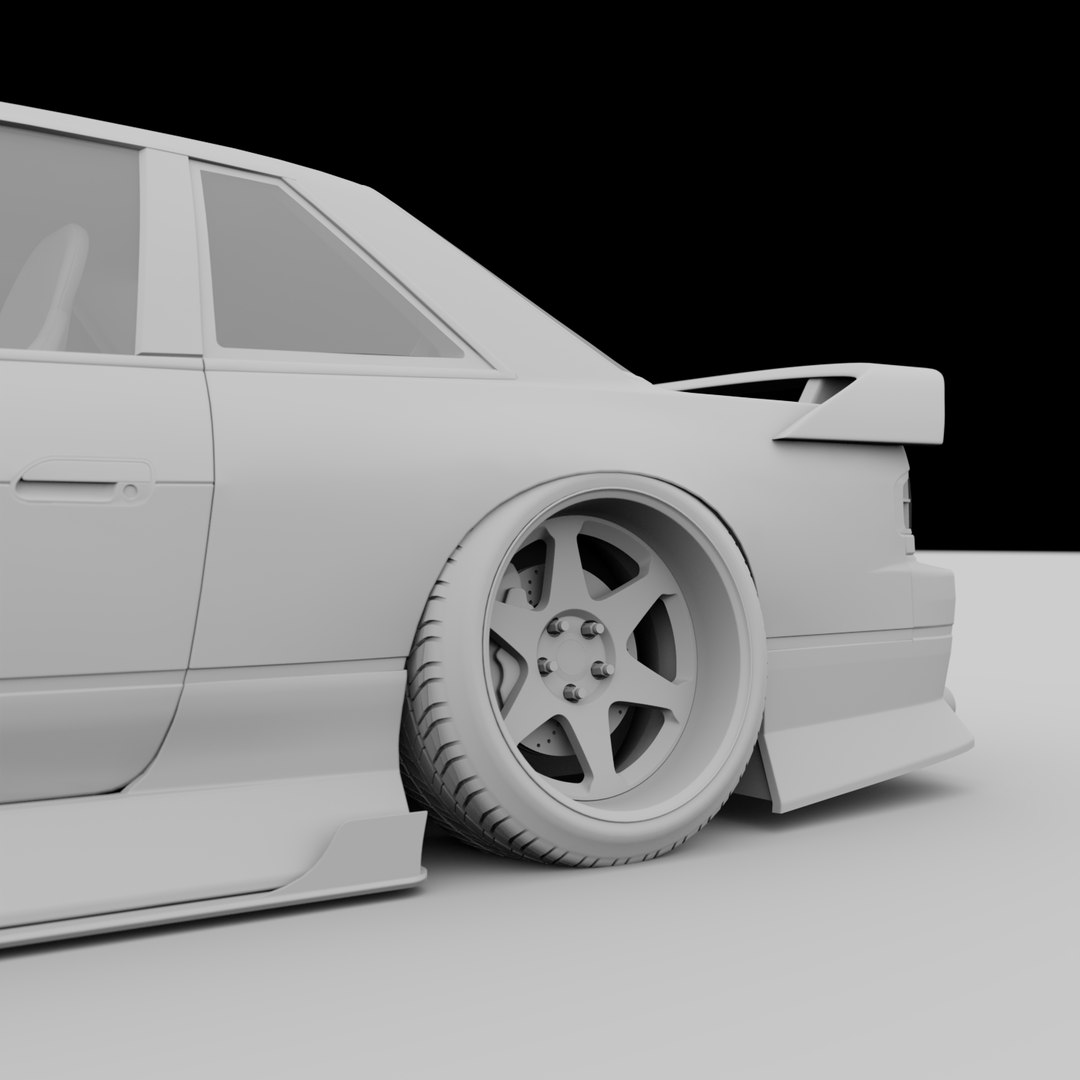 Nissan S13 180sx 3D Model - TurboSquid 1701754