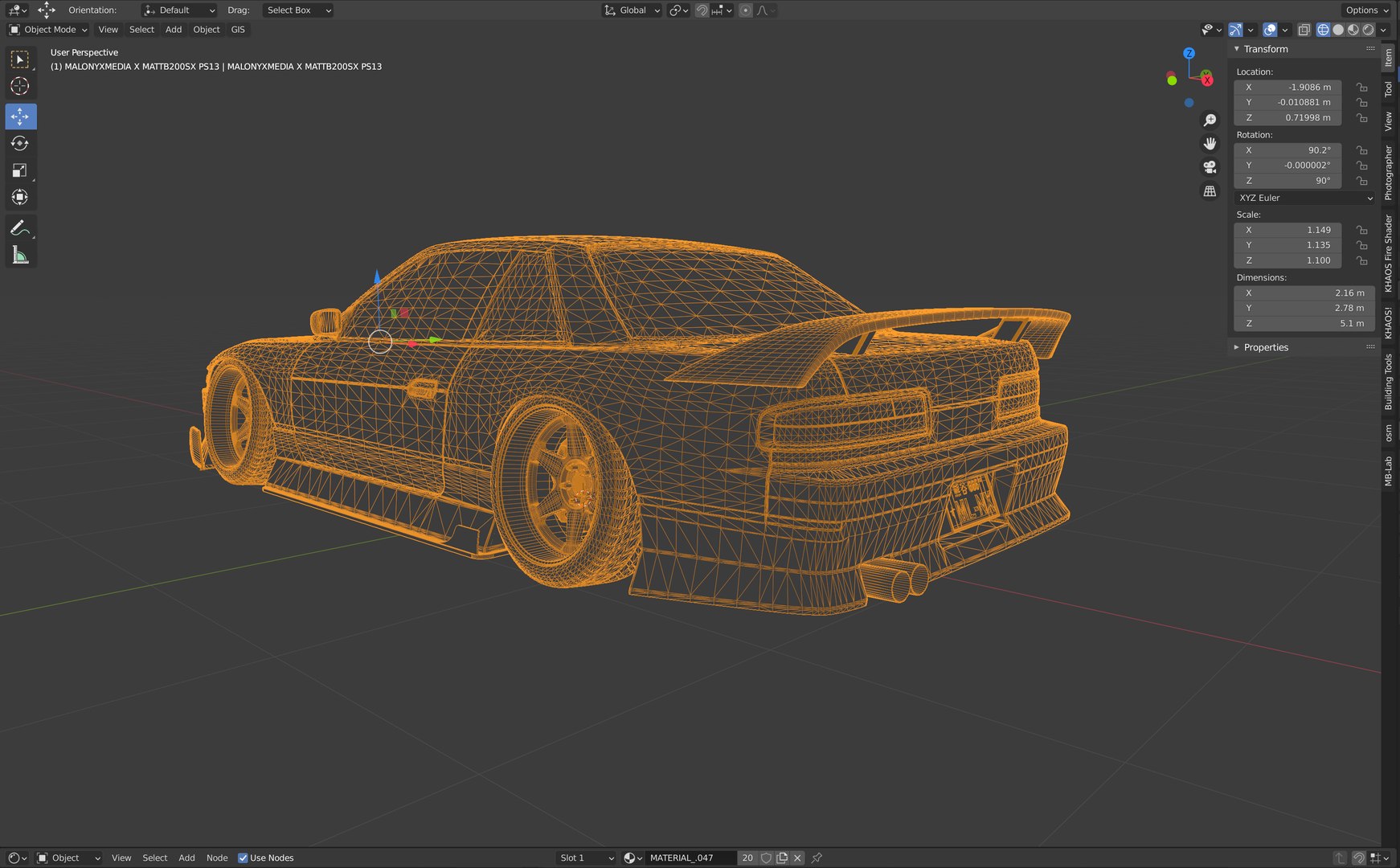 Nissan S13 180sx 3D Model - TurboSquid 1701754