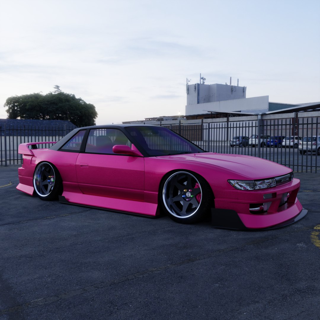 Nissan S13 180sx 3D Model - TurboSquid 1701754