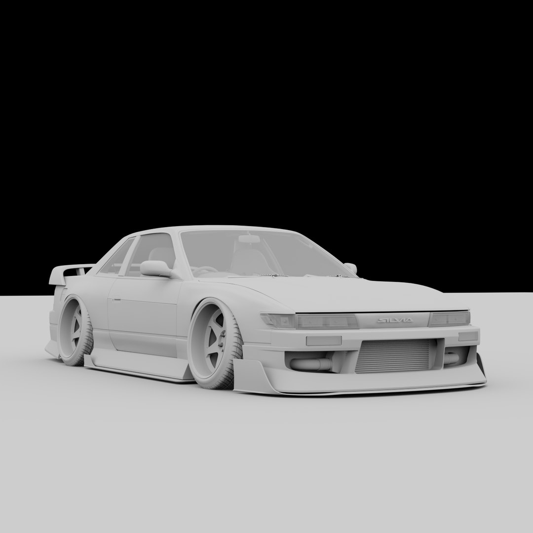 Nissan S13 180sx 3D Model - TurboSquid 1701754