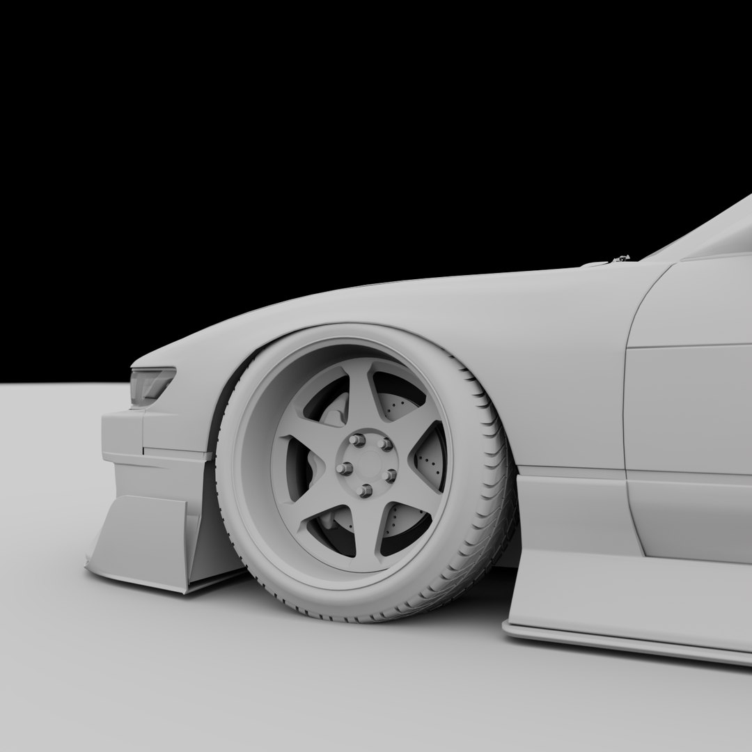 Nissan S13 180sx 3D Model - TurboSquid 1701754
