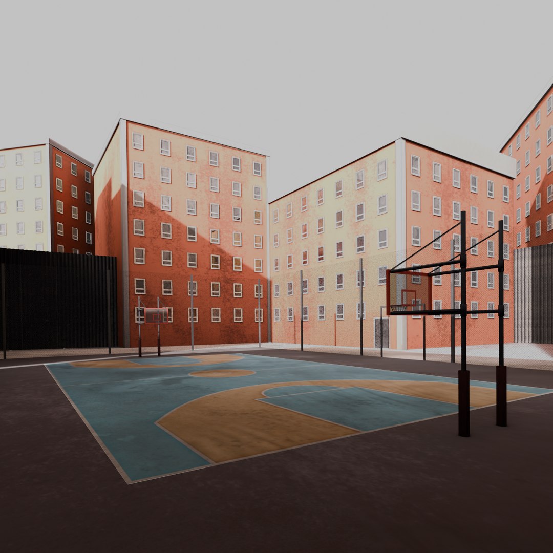 Free 3D VR Basketball Court Model - TurboSquid 2160262