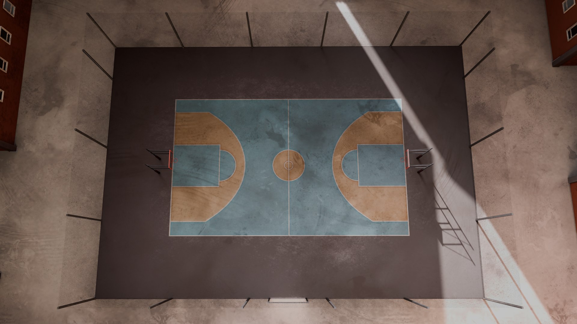 Free 3D VR Basketball Court Model - TurboSquid 2160262