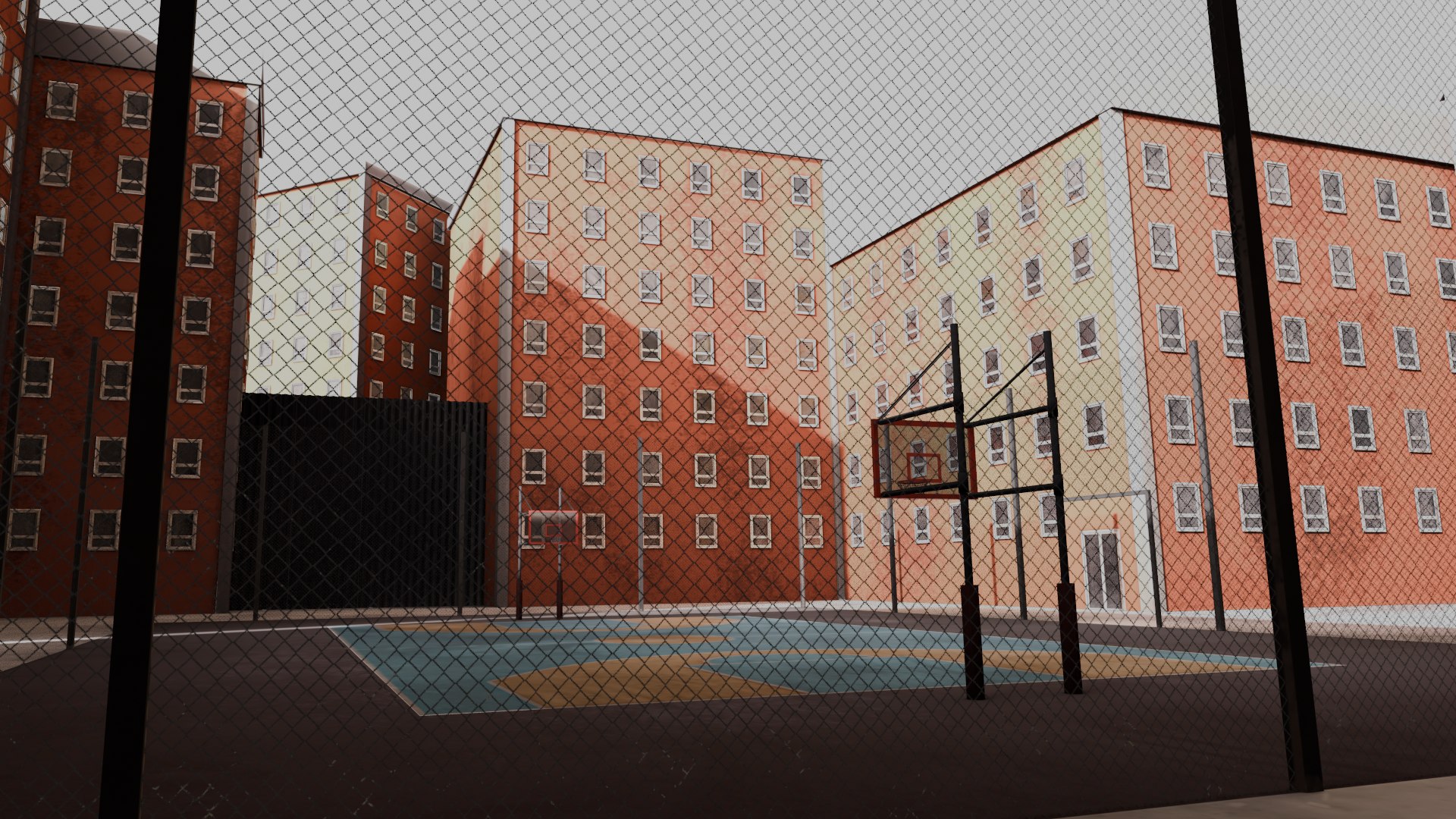 Free 3D VR Basketball Court Model - TurboSquid 2160262