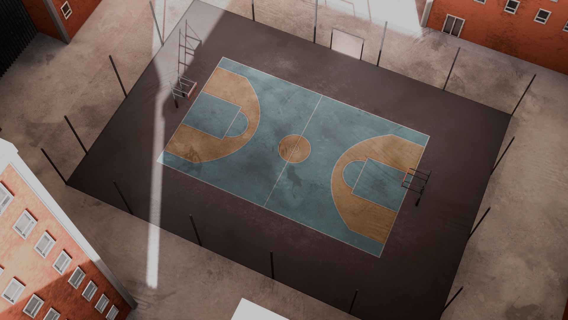 Free 3D VR Basketball Court Model - TurboSquid 2160262