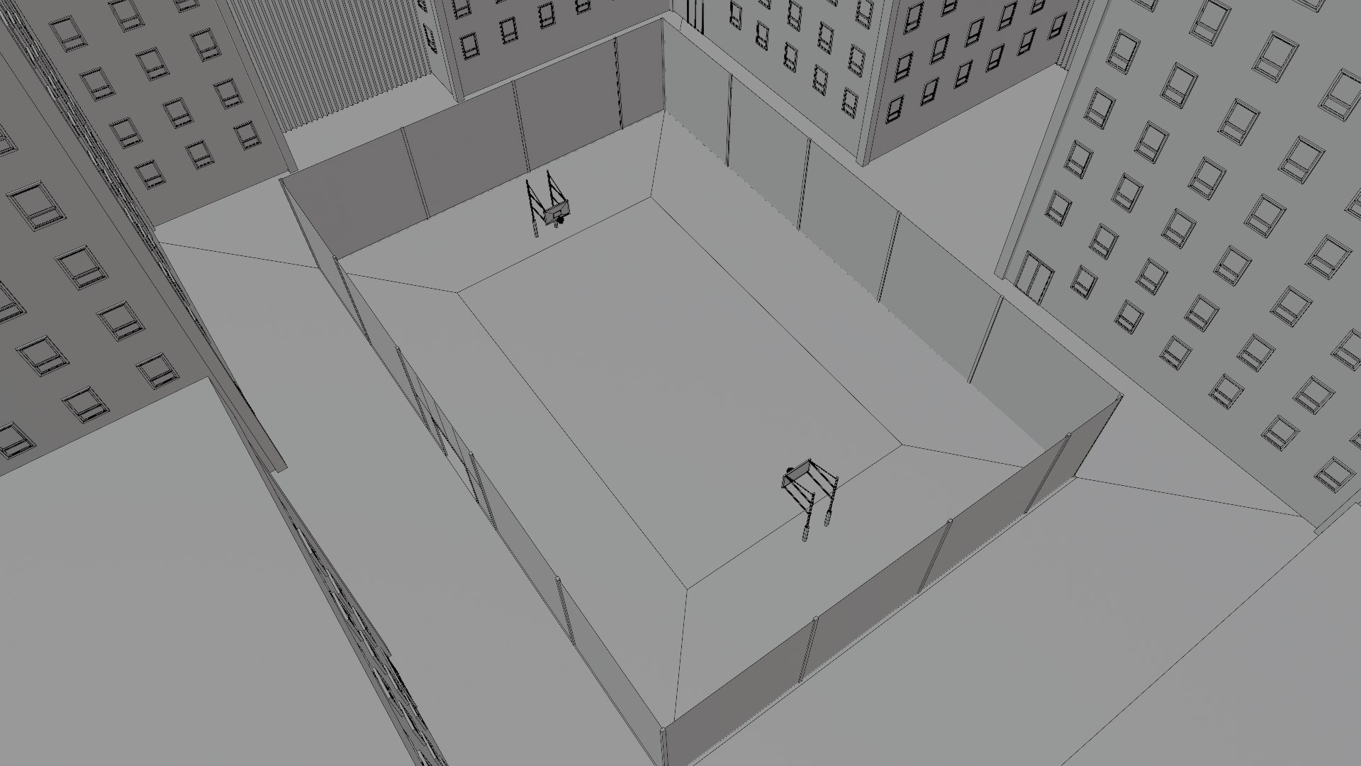 Free 3D VR Basketball Court Model - TurboSquid 2160262