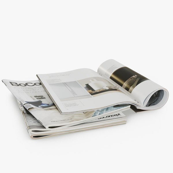 Magazine 3D Models for Download | TurboSquid