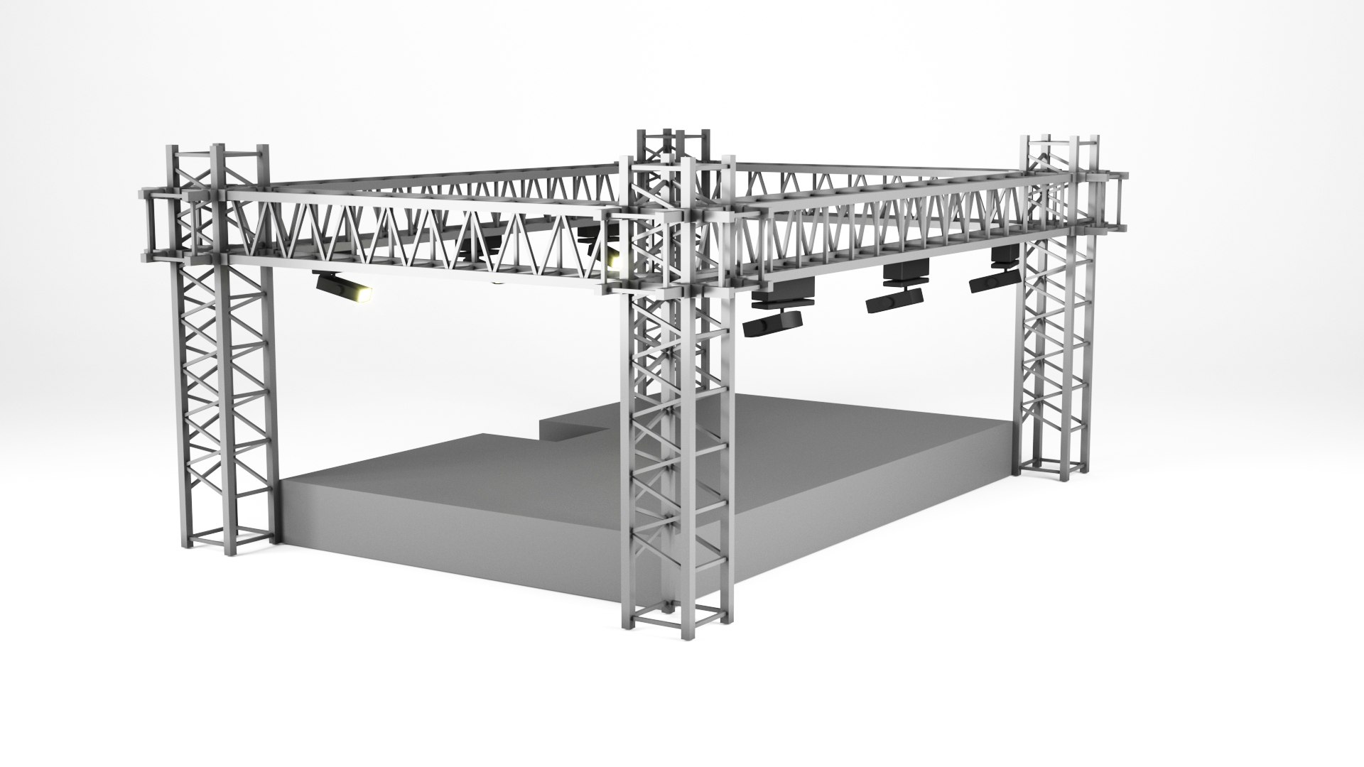 3D Model Concert Stage - TurboSquid 2100960