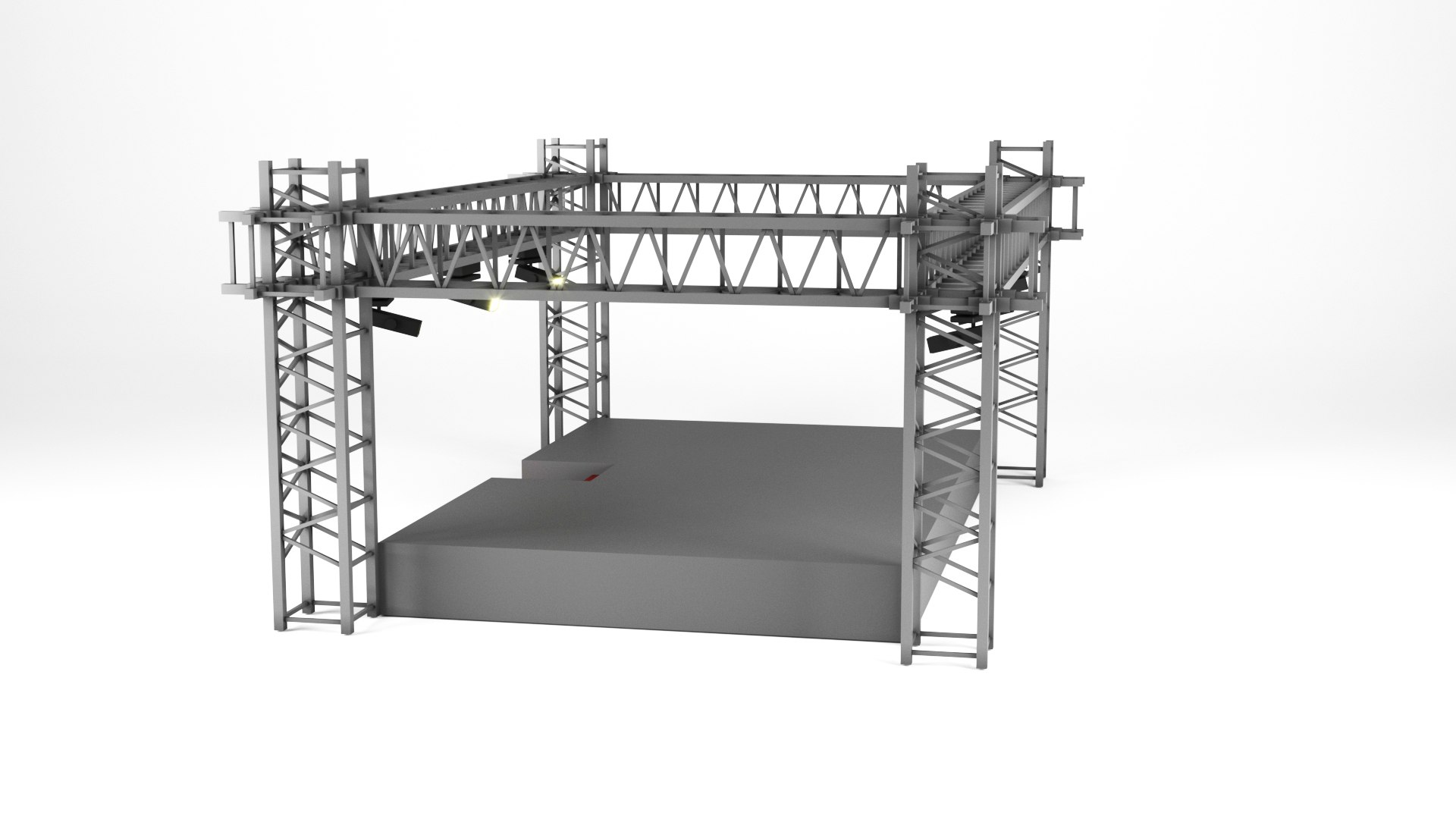 3D Model Concert Stage - TurboSquid 2100960