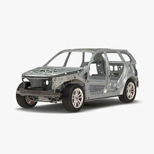 SUV Chassis frame 3D model - TurboSquid 1971371