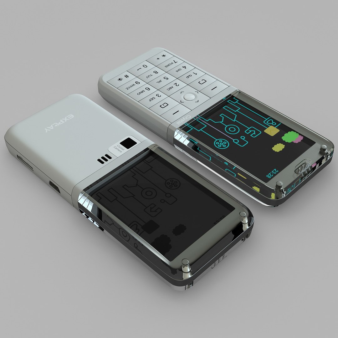 white explay crystal cellphone x