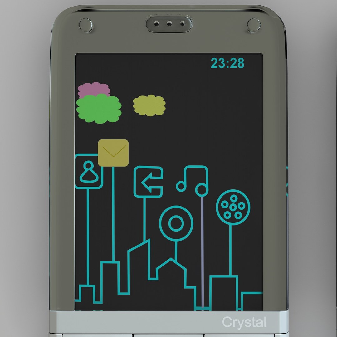 white explay crystal cellphone x