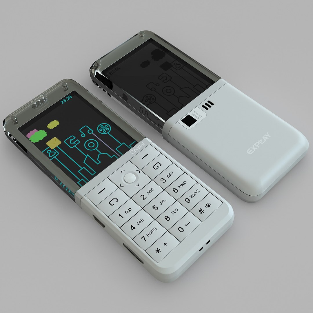 white explay crystal cellphone x