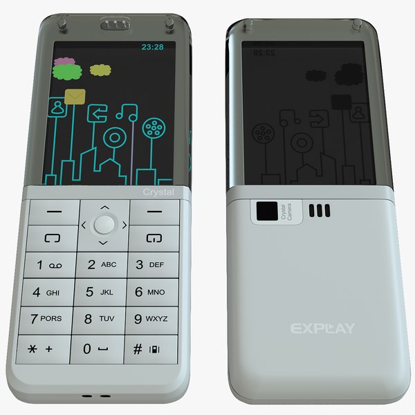 white explay crystal cellphone x