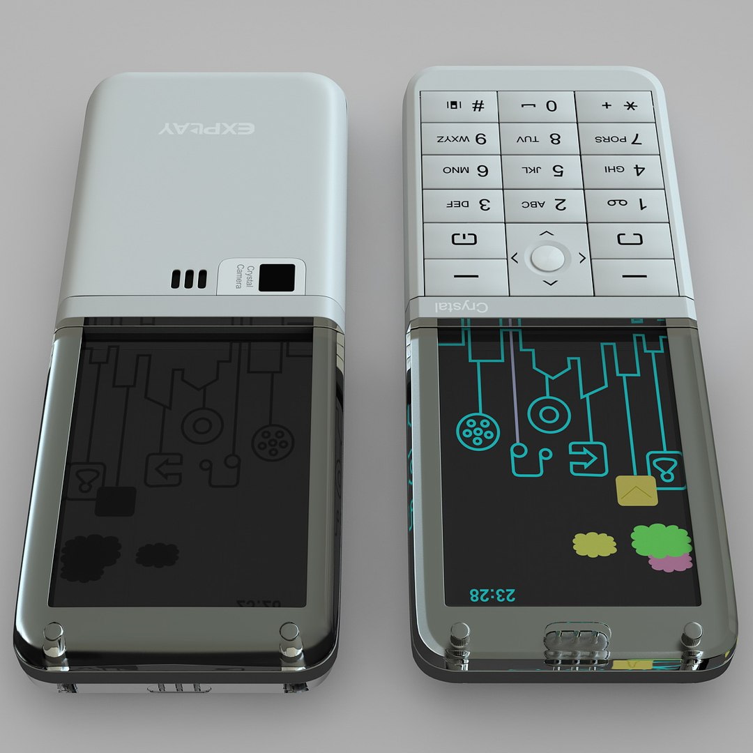 white explay crystal cellphone x