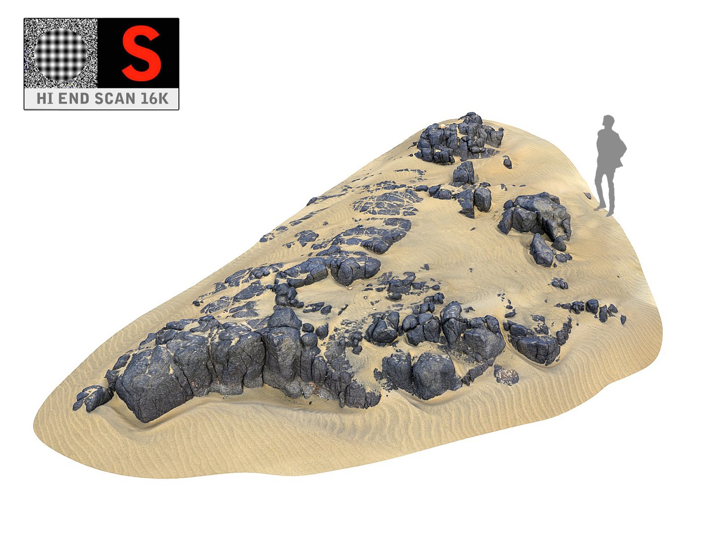 3D dark dunes 16k - TurboSquid 1232898