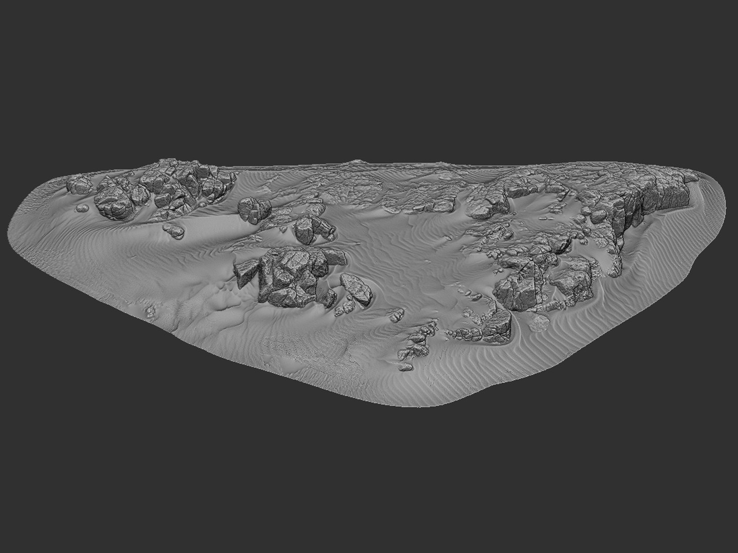 3D dark dunes 16k - TurboSquid 1232898