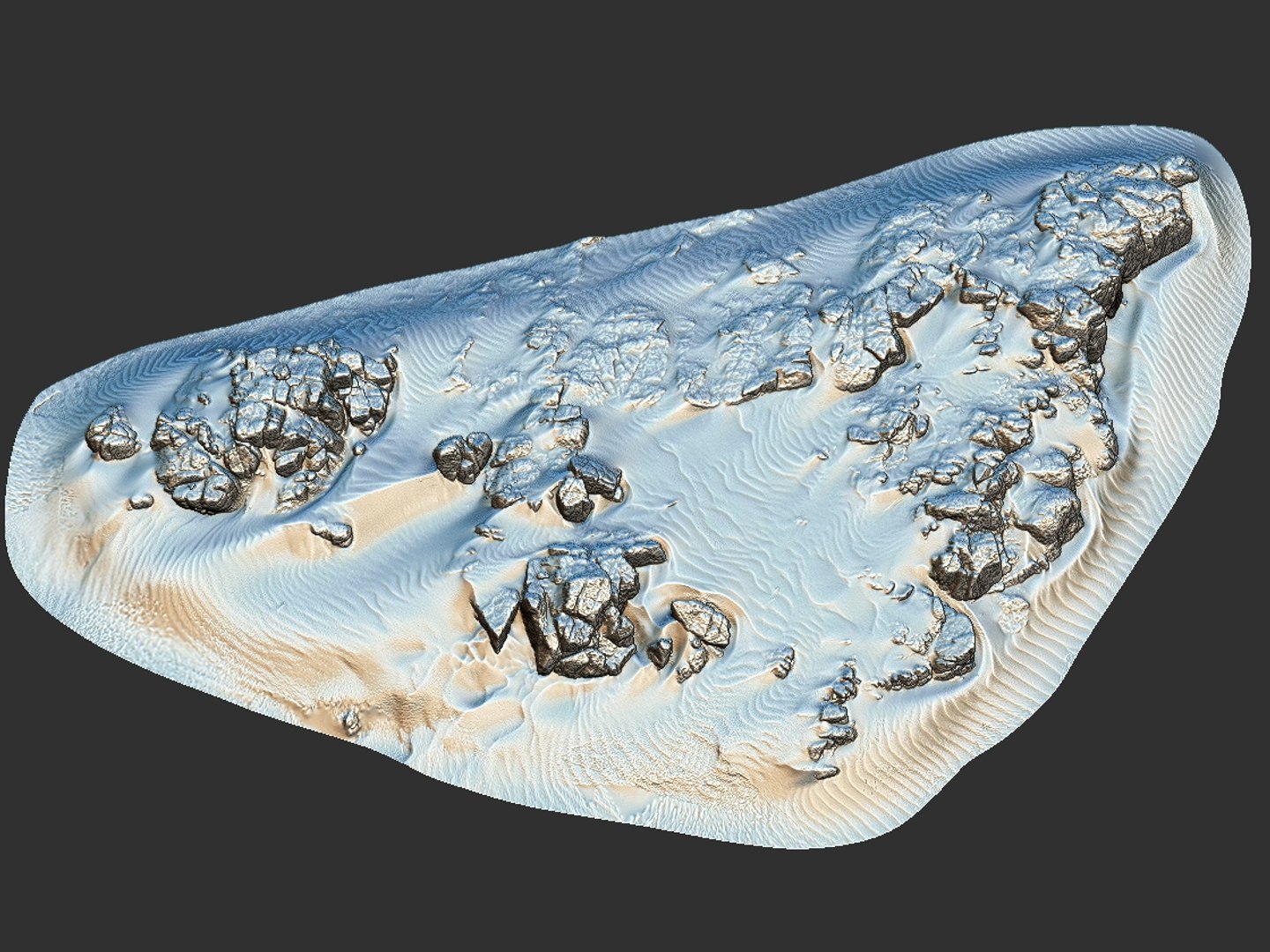 3D dark dunes 16k - TurboSquid 1232898