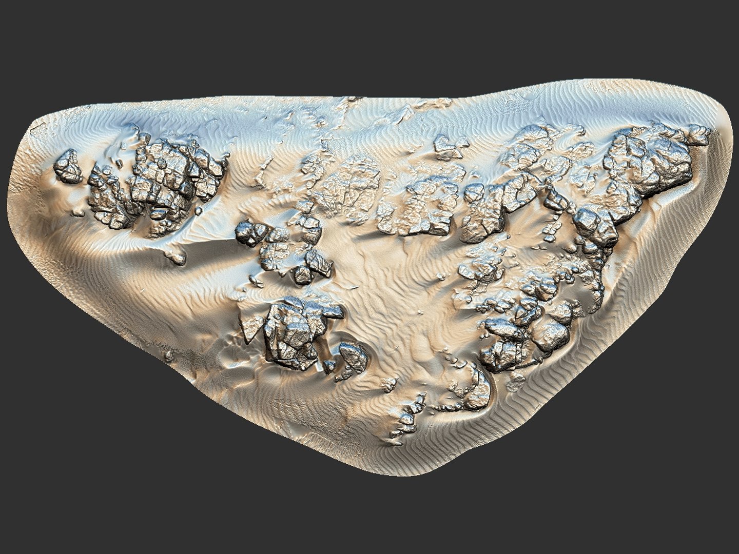 3D dark dunes 16k - TurboSquid 1232898