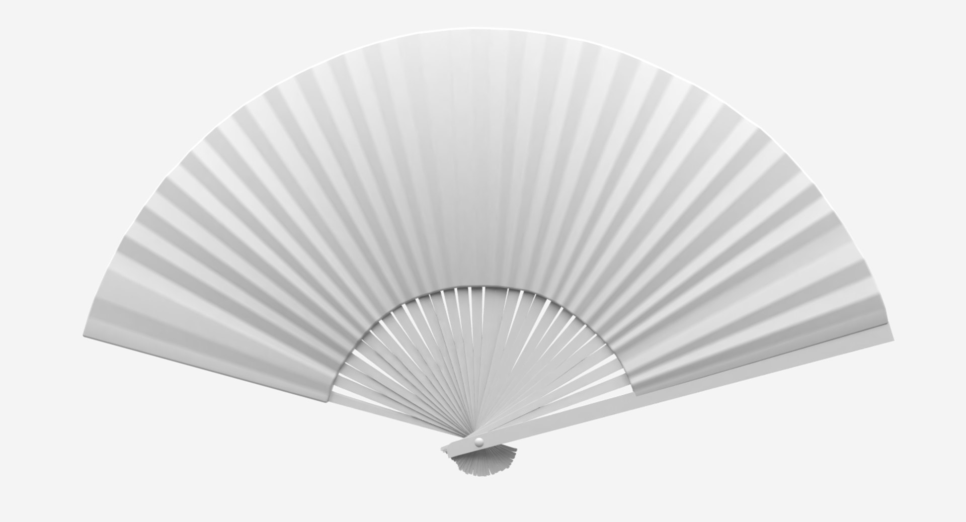 Antique japanese war fan 3D - TurboSquid 1384703