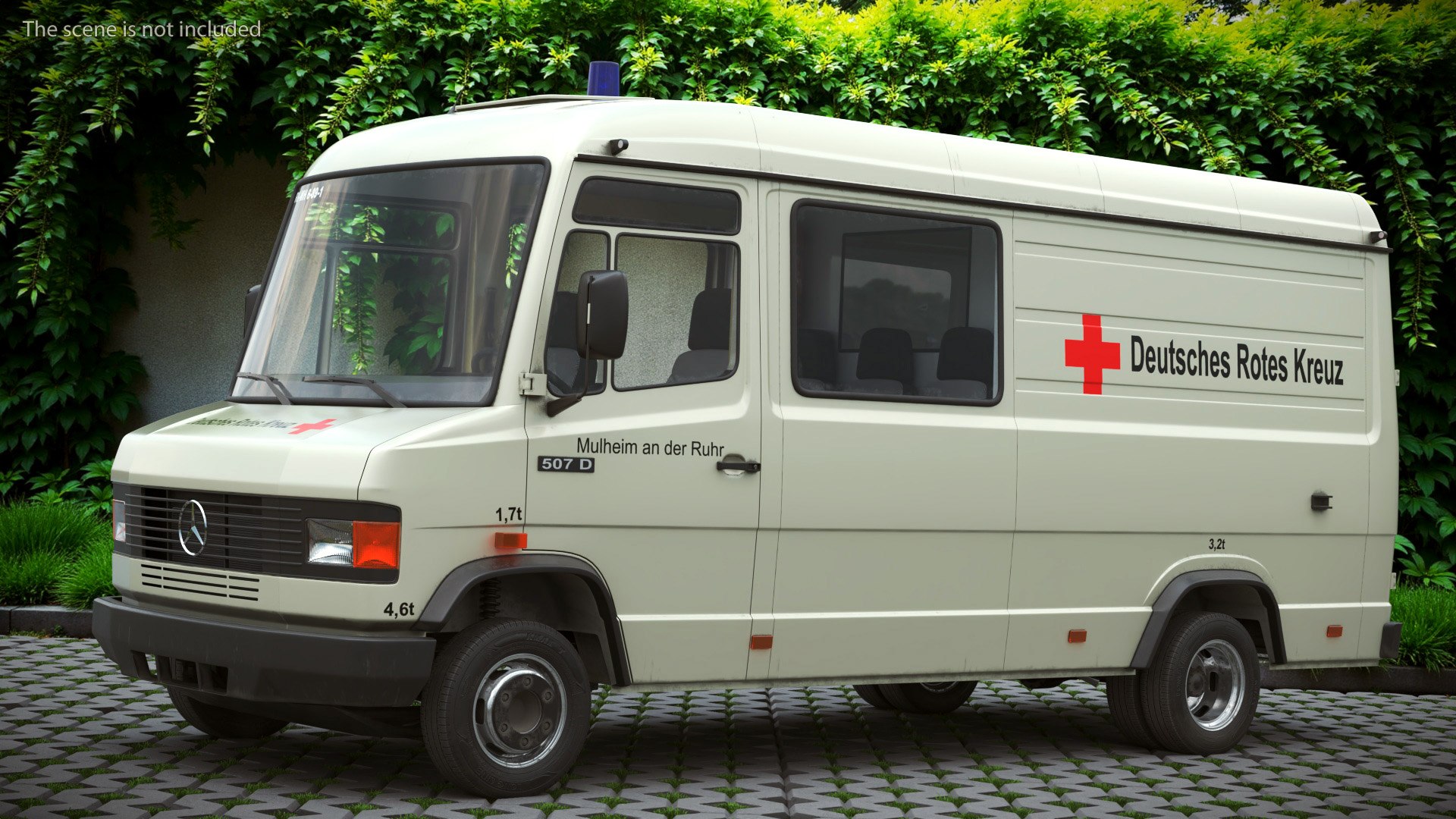 3D Mercedes Benz T2 507D Ambulance Van Beige Model - TurboSquid 2519950