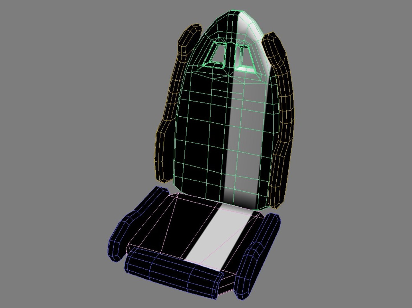 3d racing seat