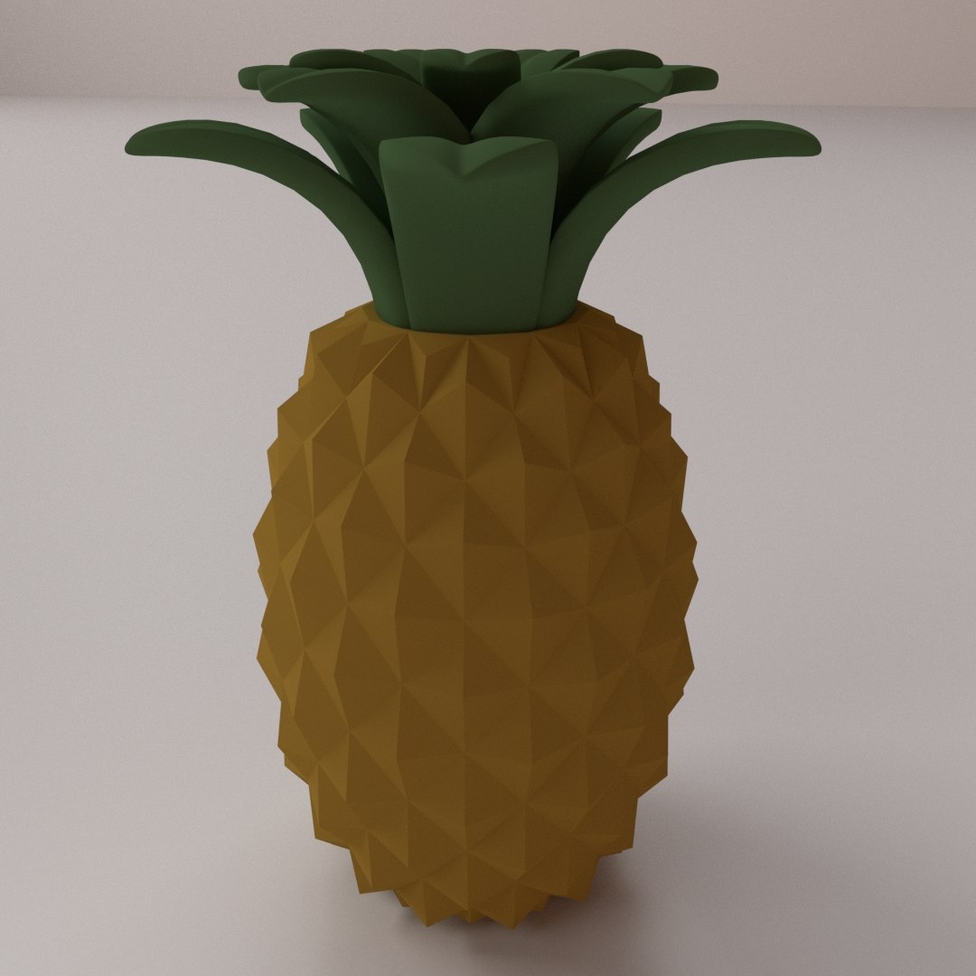 Pineapple Model - TurboSquid 1857503