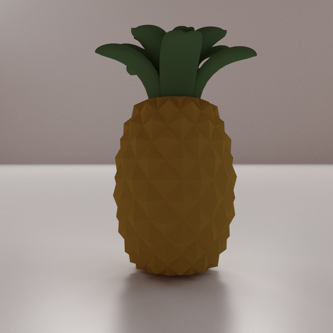 Pineapple Model - TurboSquid 1857503