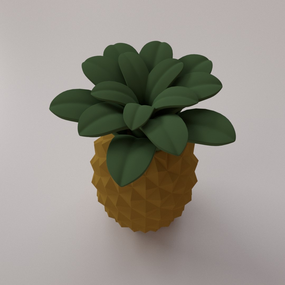 Pineapple Model - TurboSquid 1857503