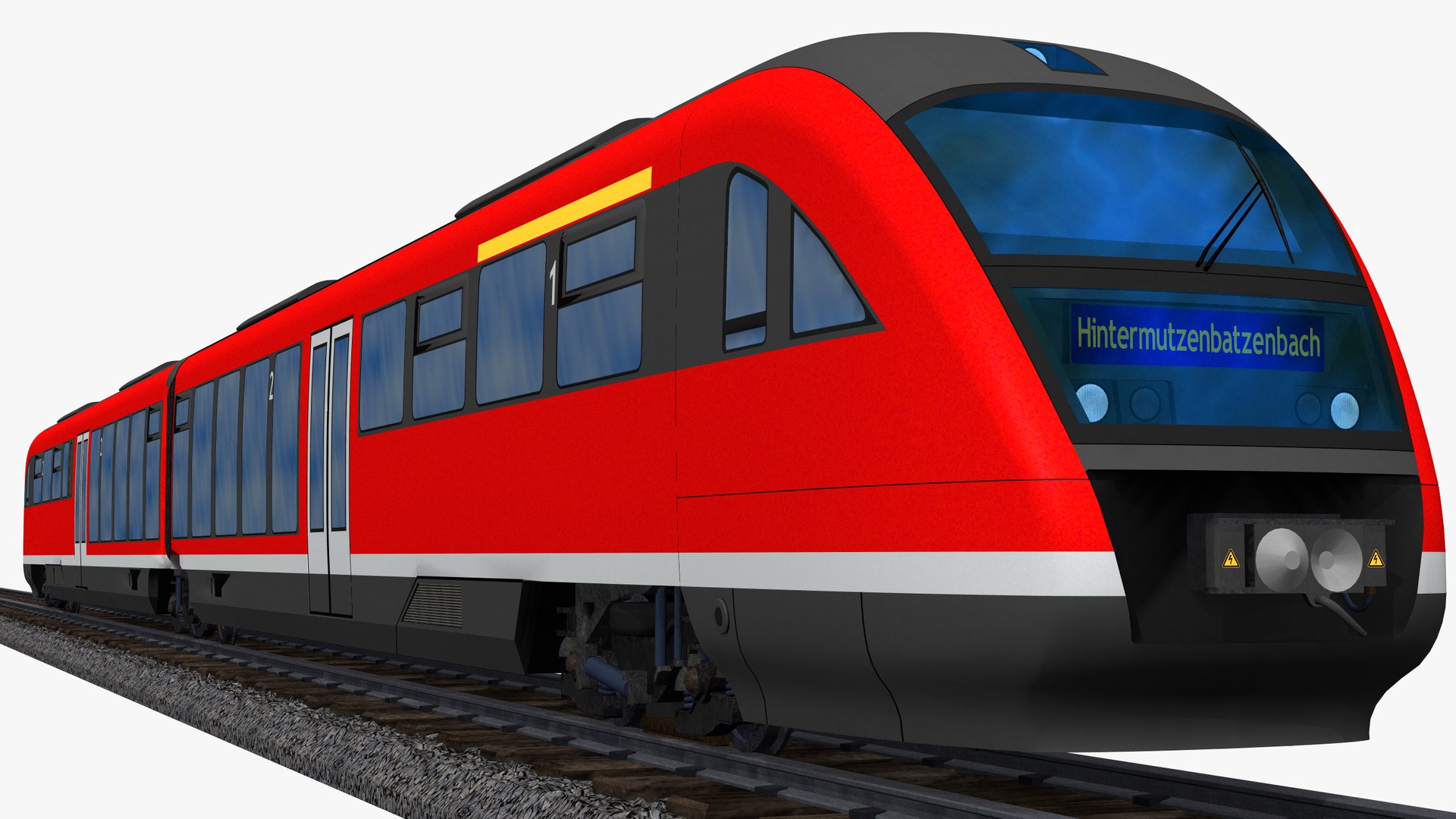 Siemens Desiro Classic Db Class 642 Diesel Electric Passenger Train ...