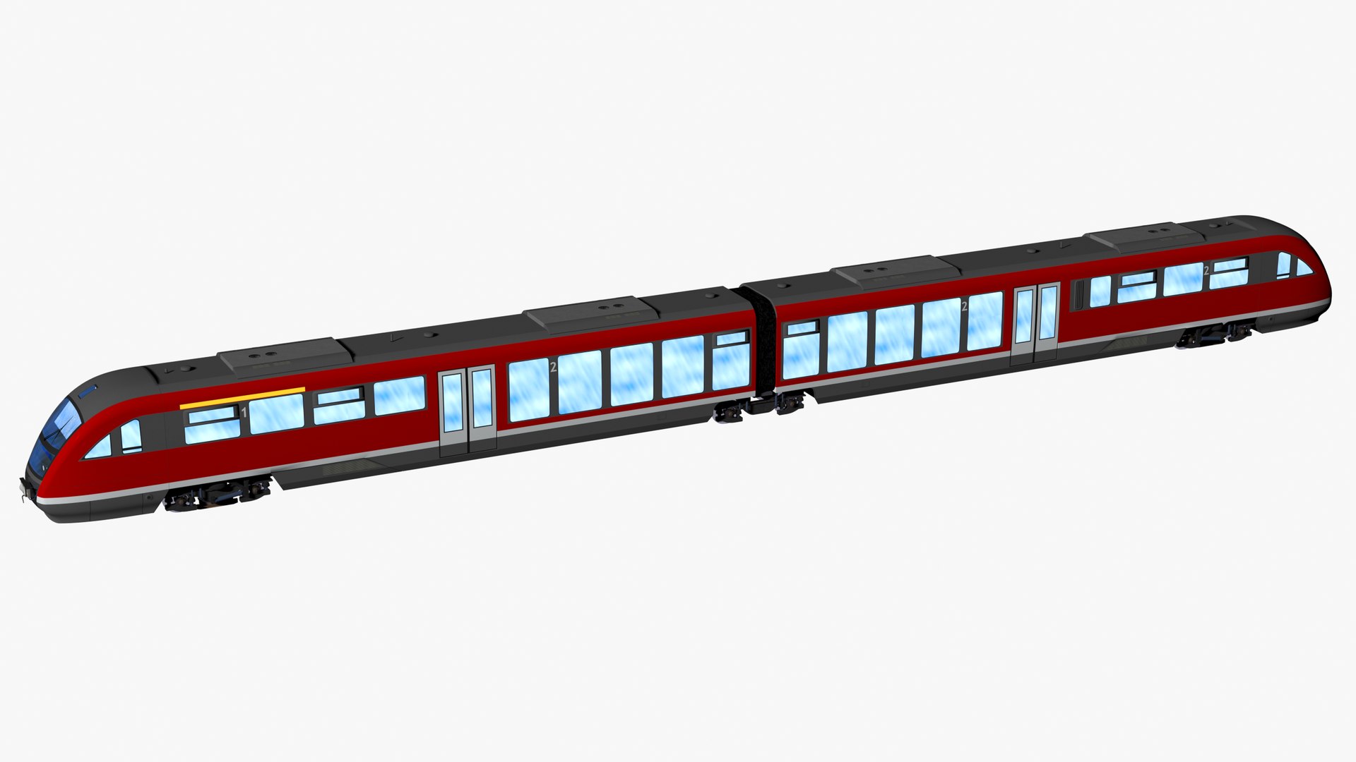 Siemens Desiro Classic Db Class 642 Diesel Electric Passenger Train ...