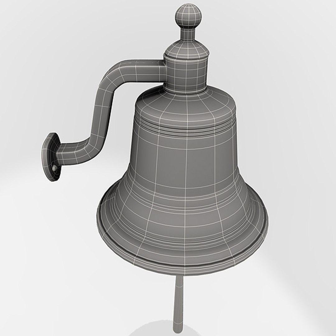 Ship S Bell Brass 3d Model